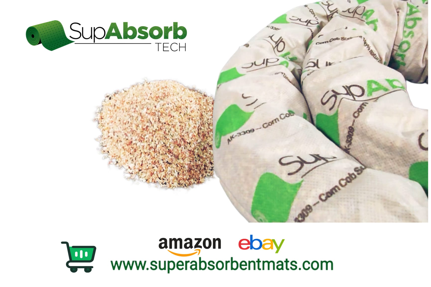 Bio-Based Sorbent Socks — SupAbsorb Tech